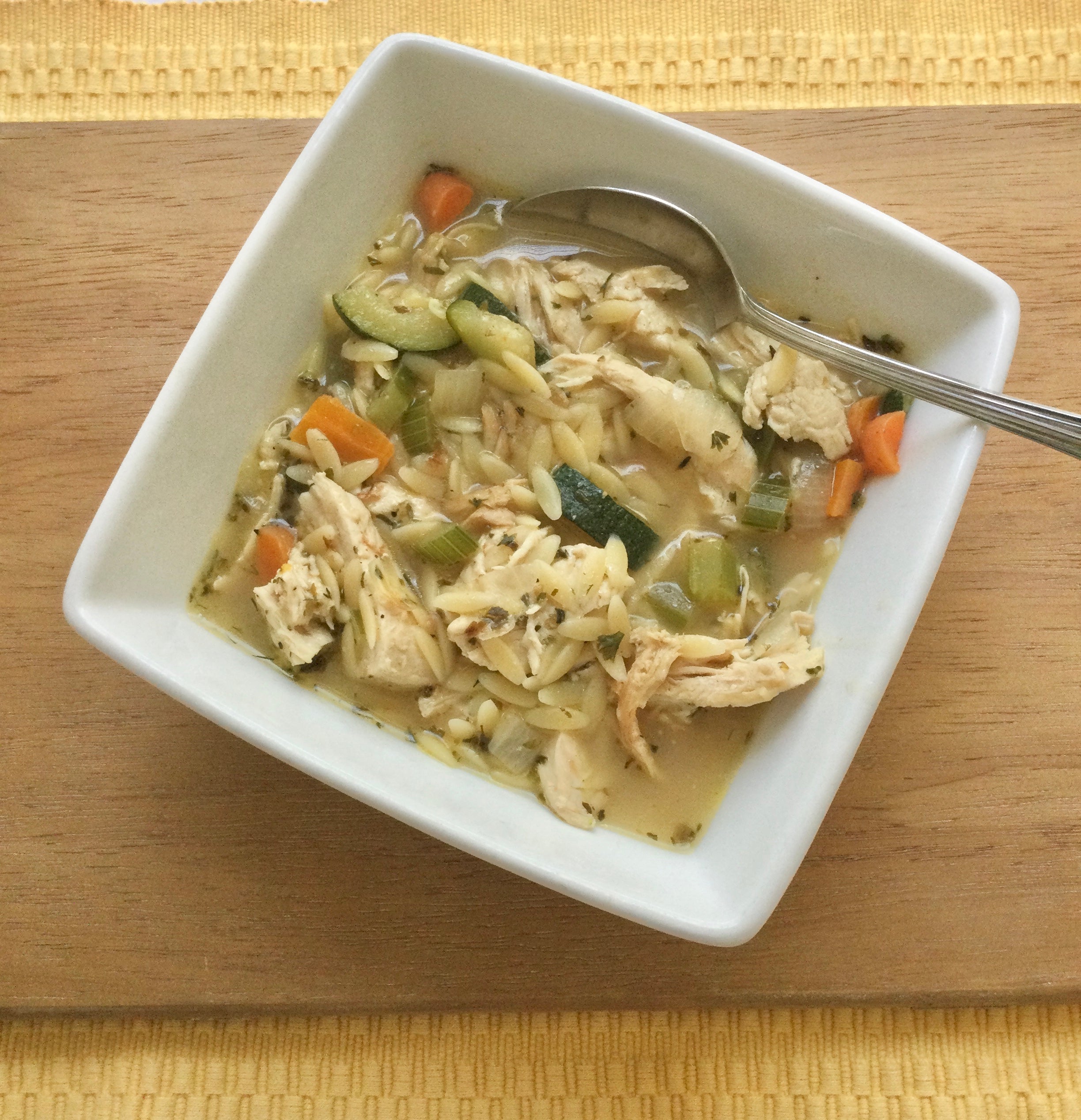 Lemon Orzo Chicken Soup Seasoning Mix and Recipe Card – Homemade Quick