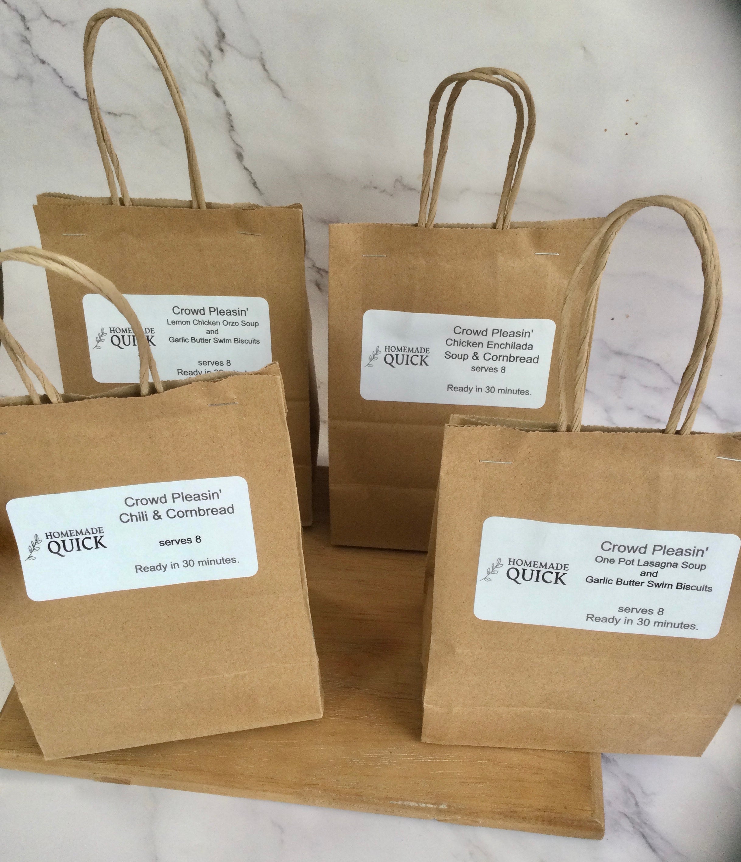 Chicken Enchilada Soup and Cornbread Bag Mixes and Recipe Cards ...